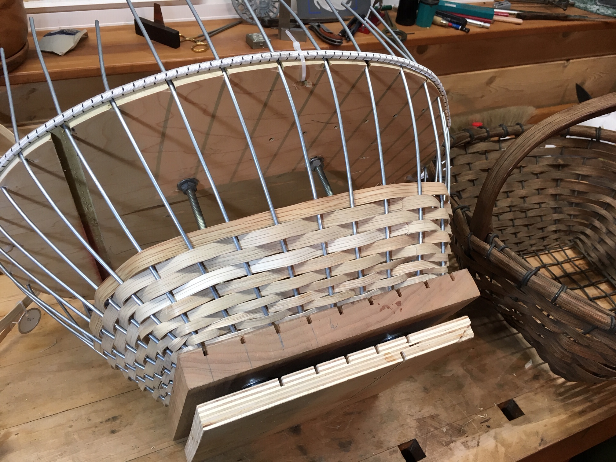 clam basket weaving | Billy Ray Sims Basketmaker